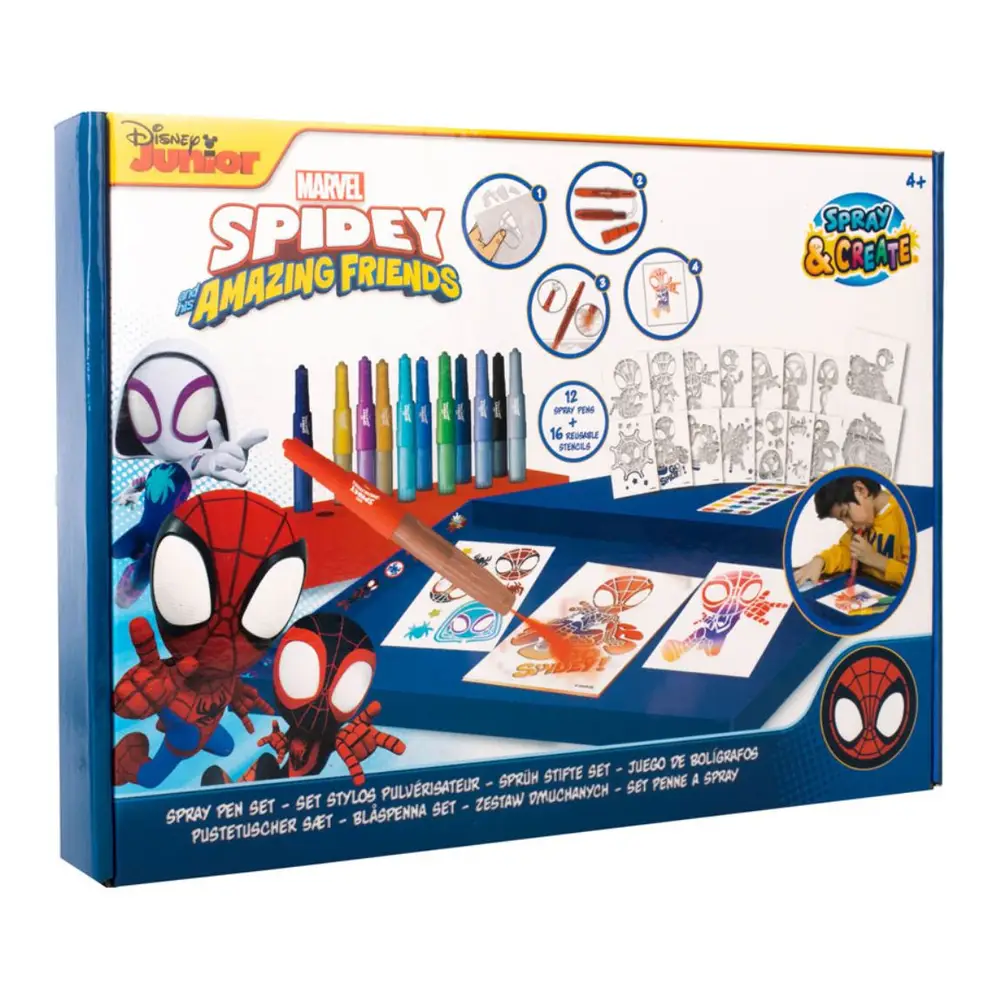 Spidey & Friends spray pen set deluxe