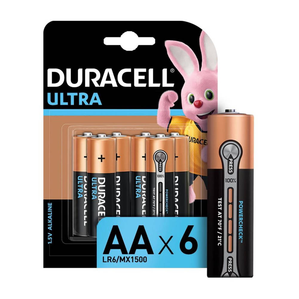 Duracell Ultra Power AA alkaline batterijen - 6 stuks