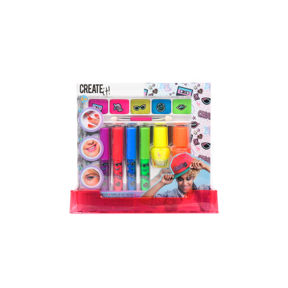 Create It! neon make-up set 7-delig