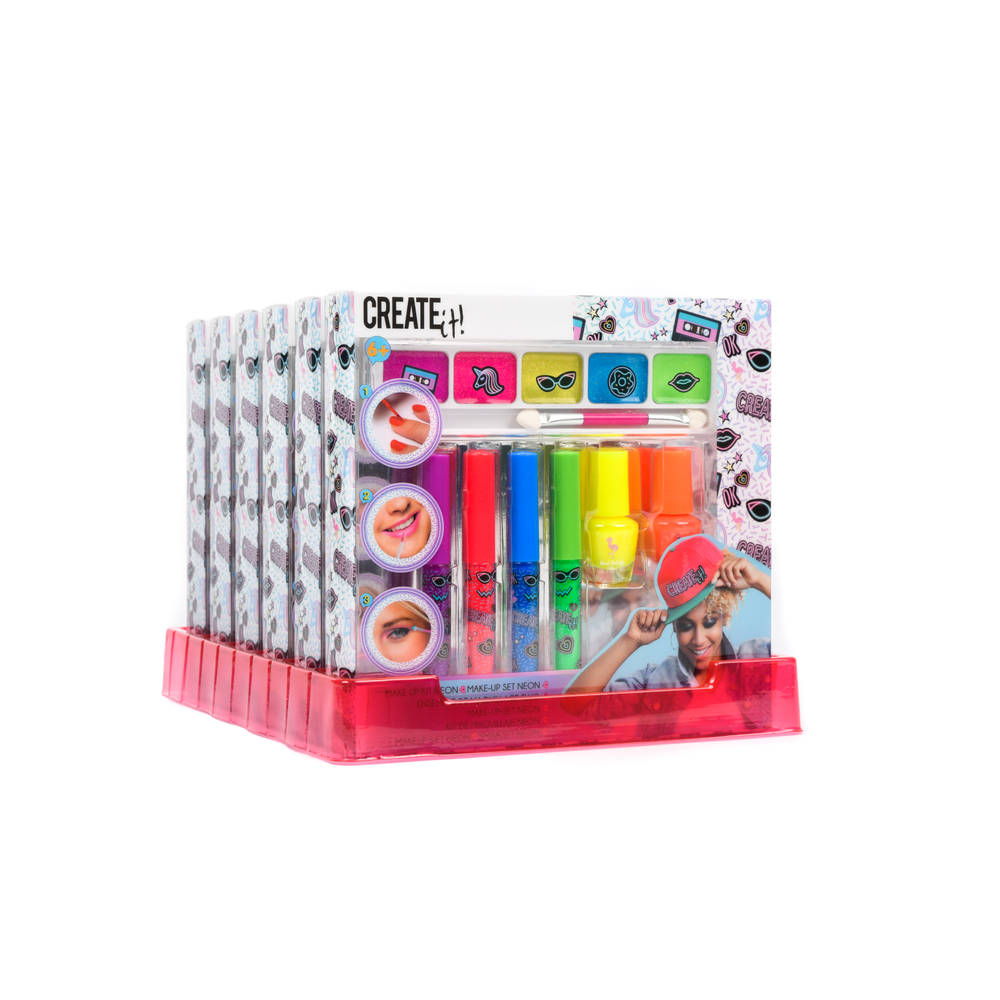 Create It! neon make-up set 7-delig