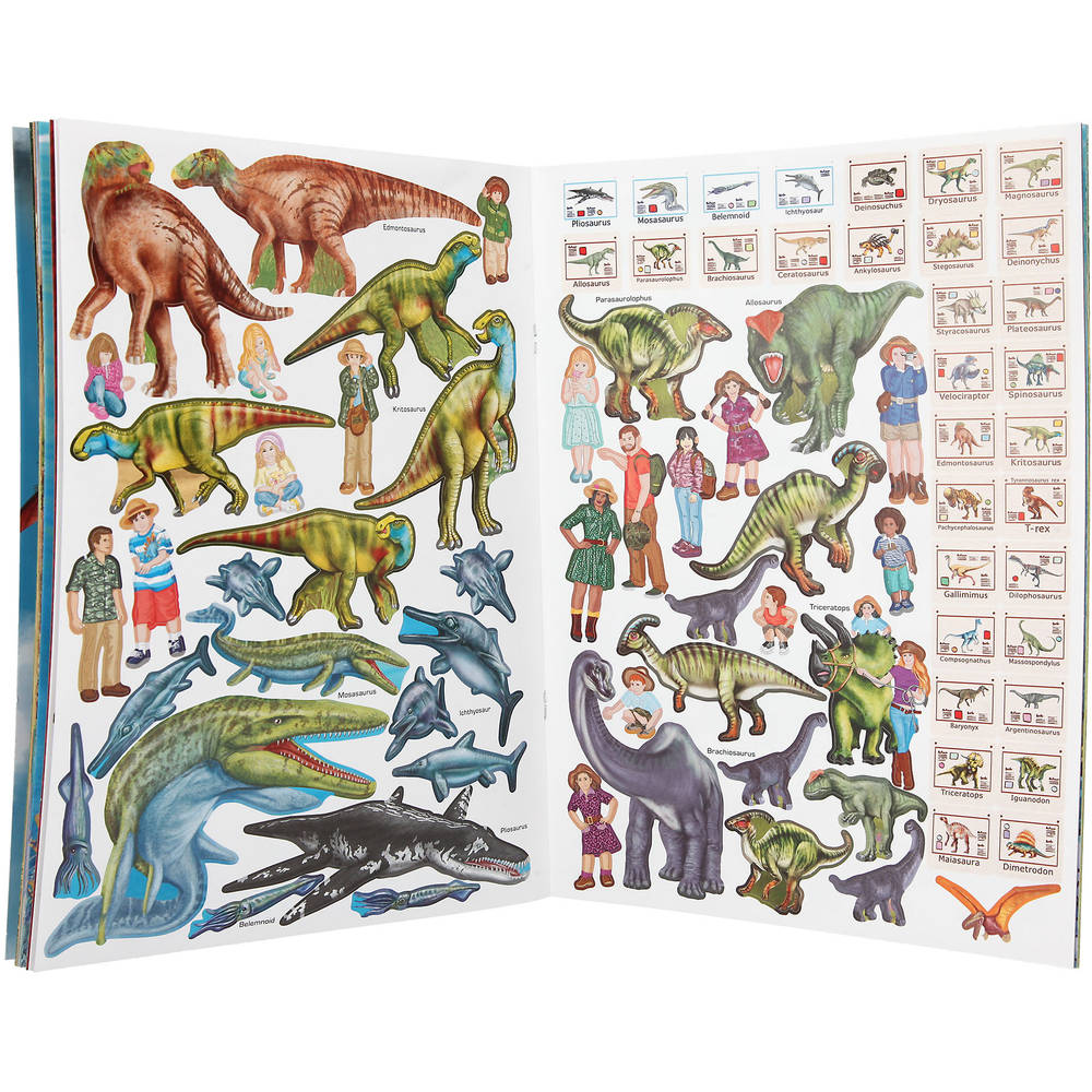 Create your Dino Zoo stickerboek