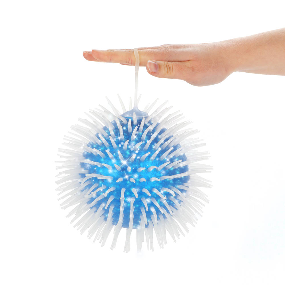 Glitter pufferbal - 12 cm