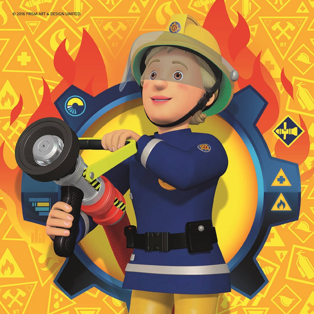 Ravensburger Brandweerman Sam 3-in-1 puzzel met memory - 25/36/49 stukjes