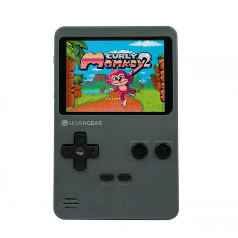 Silvergear Mini Retro Arcade spelcomputer - grijs