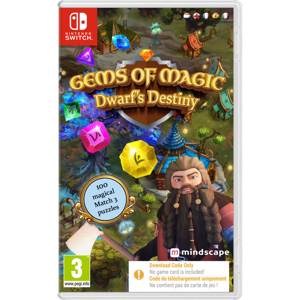 Gems of Magic: Dwarf's Destiny - code in a box Nintendo Switch