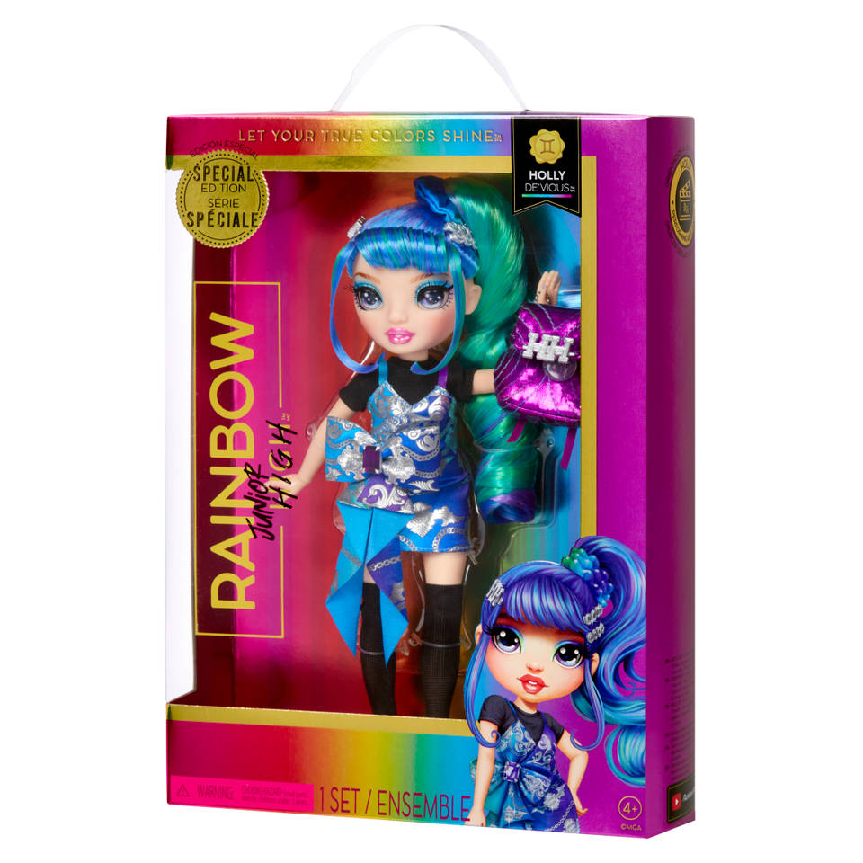 Rainbow High Junior High S3 Holly De'Vious - blauw