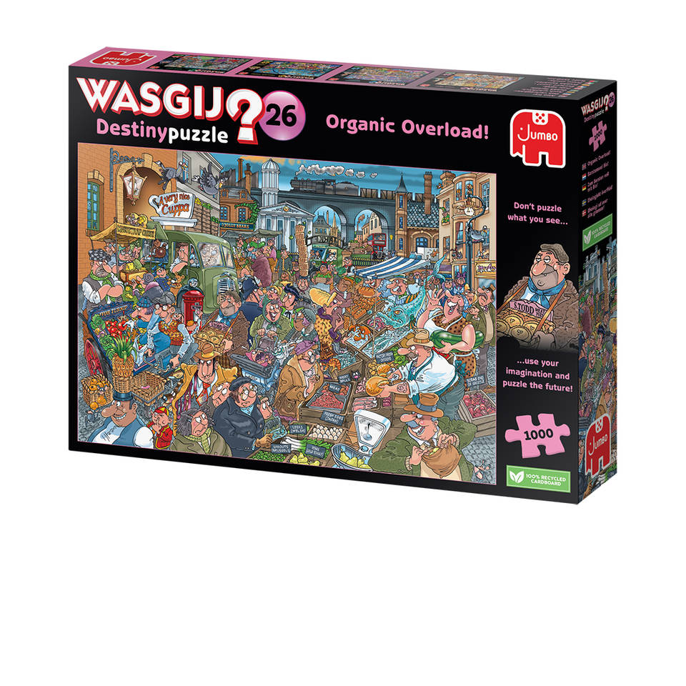 Jumbo Wasgij Destiny 26 puzzel Barstensvol Bio! - 1000 stukjes