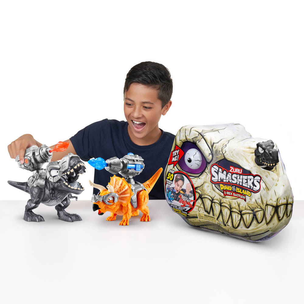 Smashers Dino Island T-Rex dinokop