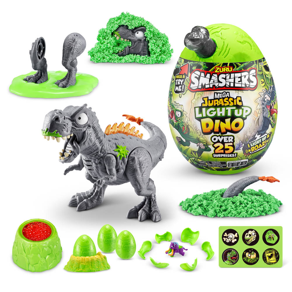 Smashers Mega Jurassic lichtgevende dinosaurus