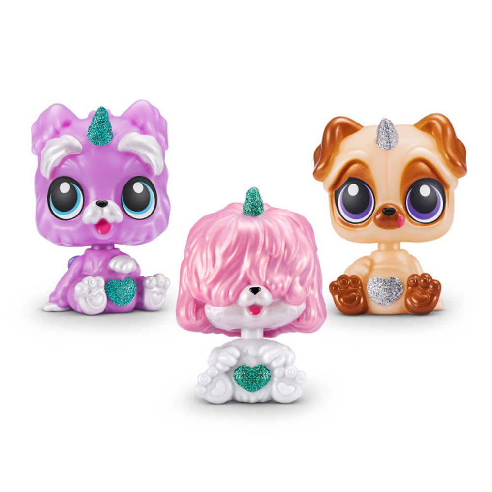 Rainbocorns Pocket Puppycorns Bobble Head figuur 3-pack