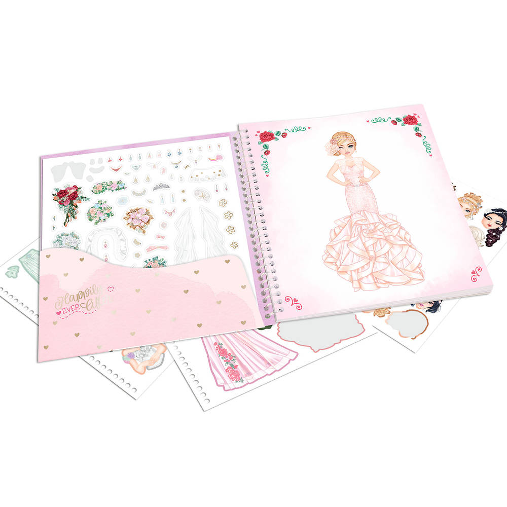 TOPModel Dress Me Up Wedding stickerboek