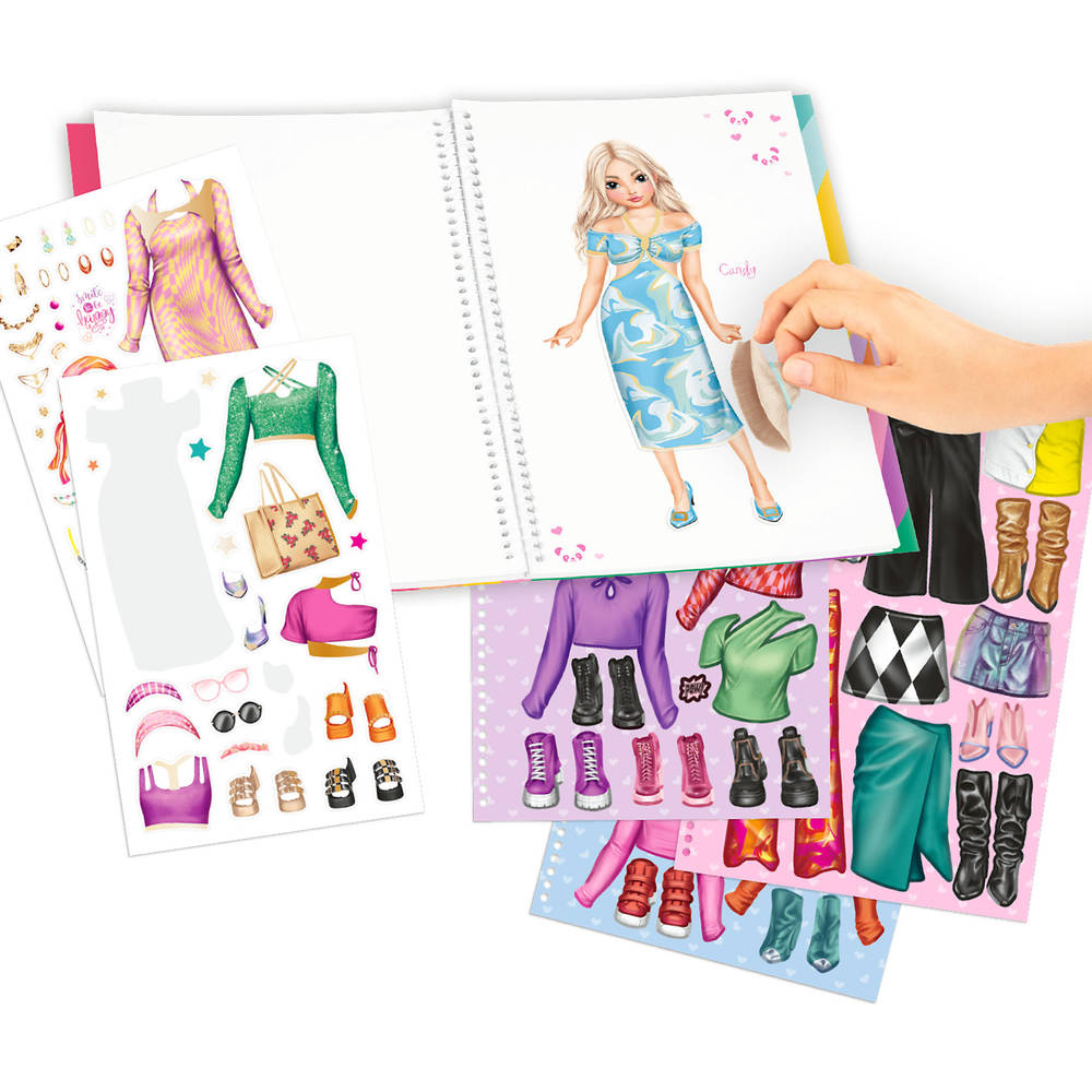 TOPModel Dress Me Up groot stickerboek