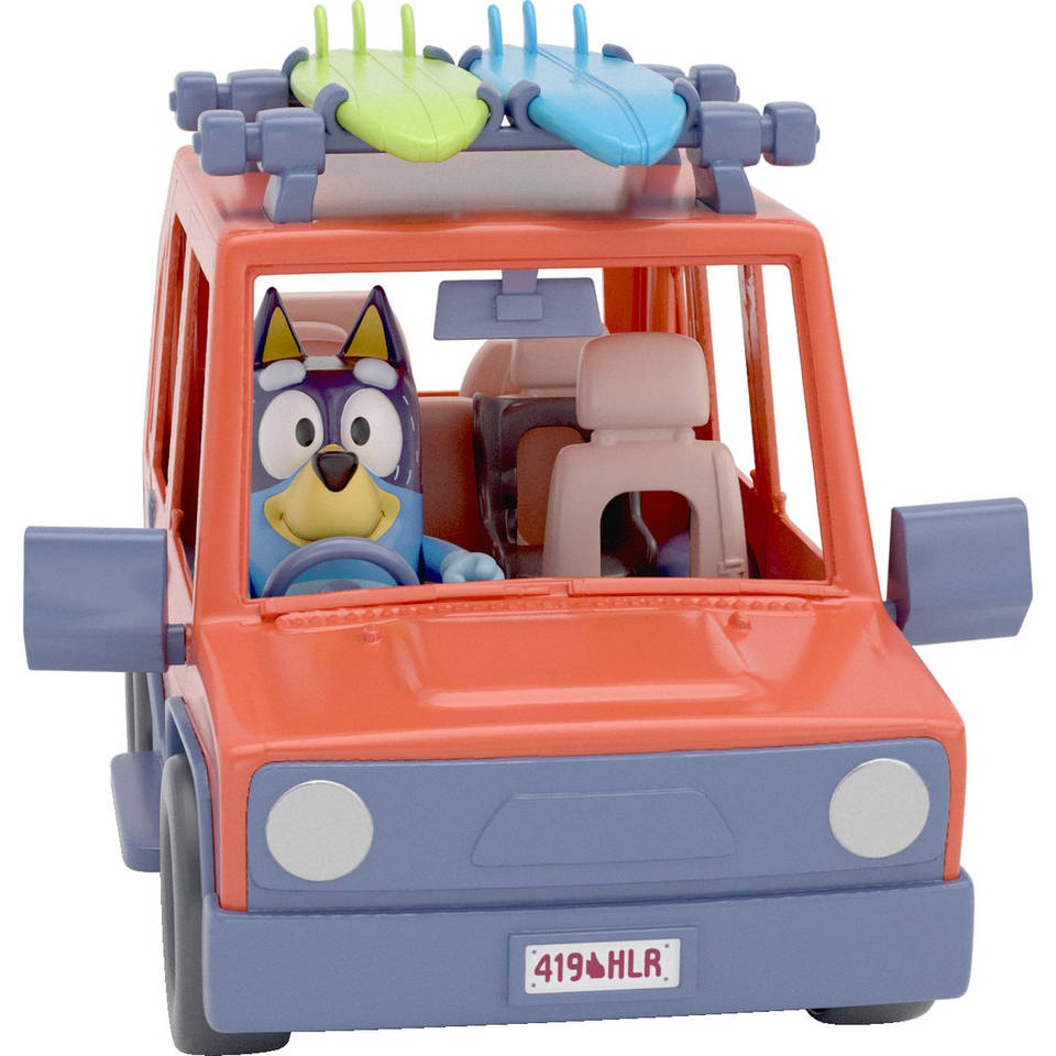 Bluey speelauto met accessoires