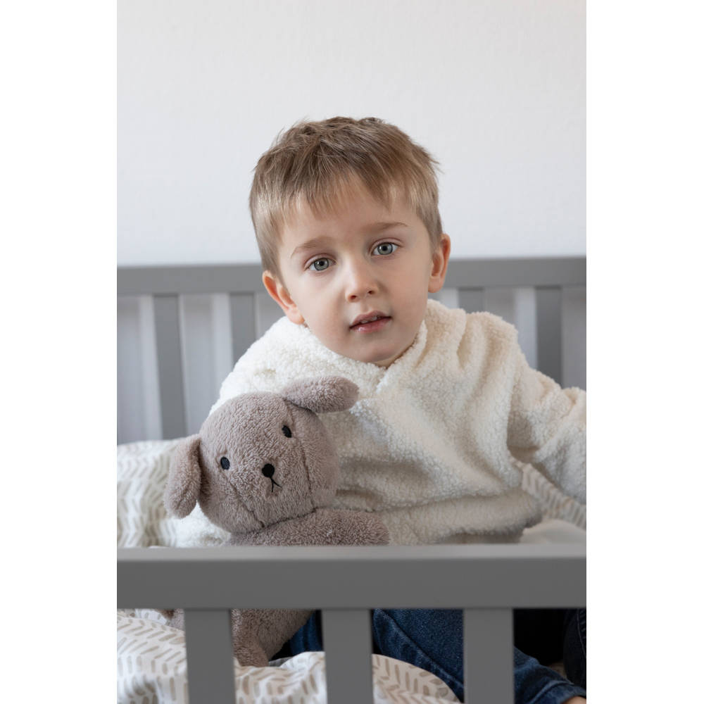 nijntje fluffy knuffel Snuffie - 25 cm - taupe