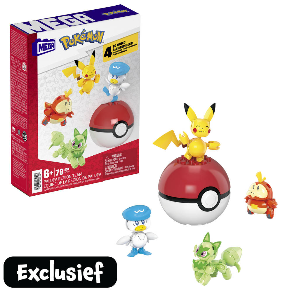 MEGA Construx Pokémon Pokéball Paldea regio team
