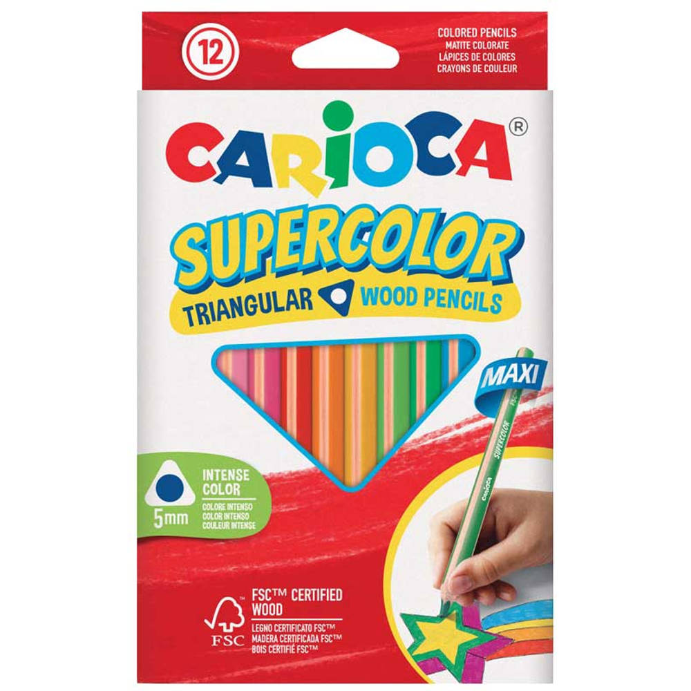 Carioca Supercolor kleurpotloden set van 12