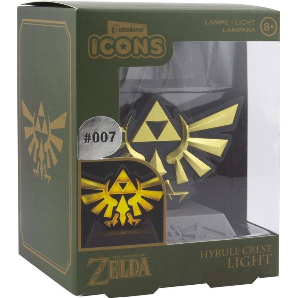 The Legend of Zelda Hyrule embleem 3D lamp