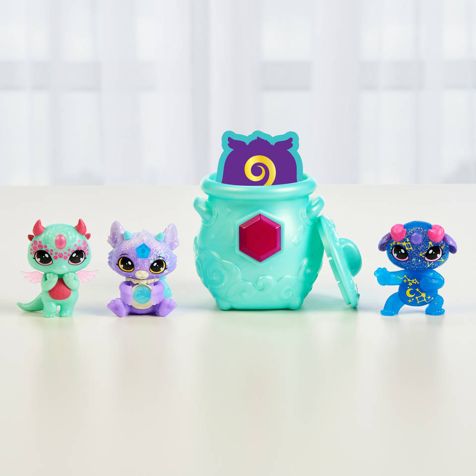 Magic Mixies Mixlings tik en ontdek ketel 4-pack