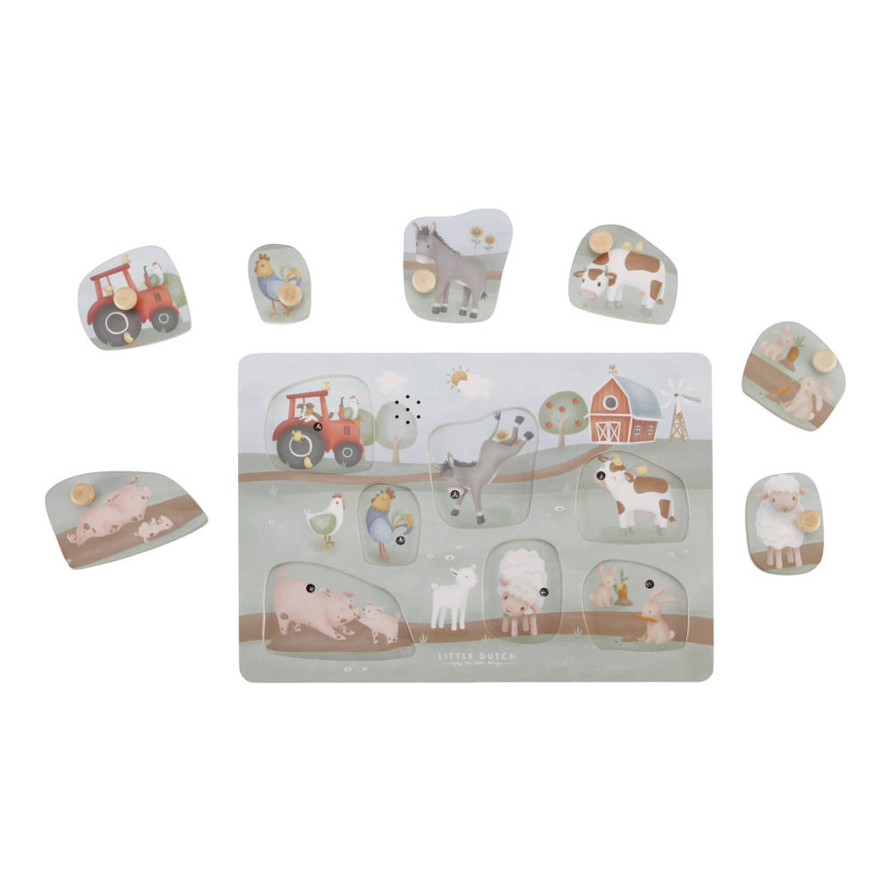 Little Dutch Little Farm geluidenpuzzel