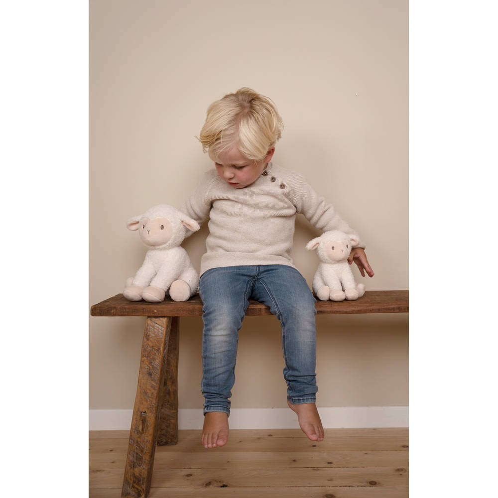 Little Dutch Little Farm knuffel schaap - 17 cm