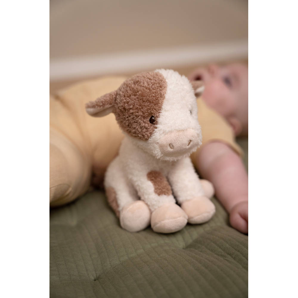 Little Dutch Little Farm knuffel koe - 17 cm