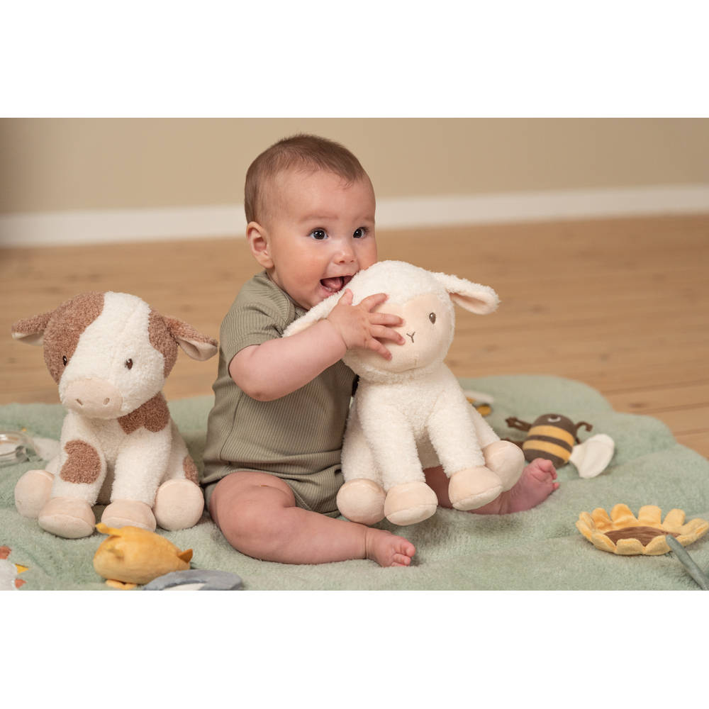 Little Dutch Little Farm knuffel koe - 25 cm