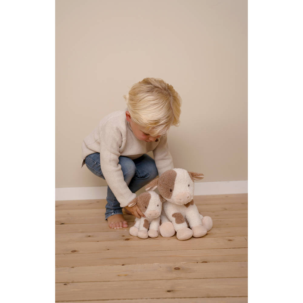 Little Dutch Little Farm knuffel koe - 25 cm