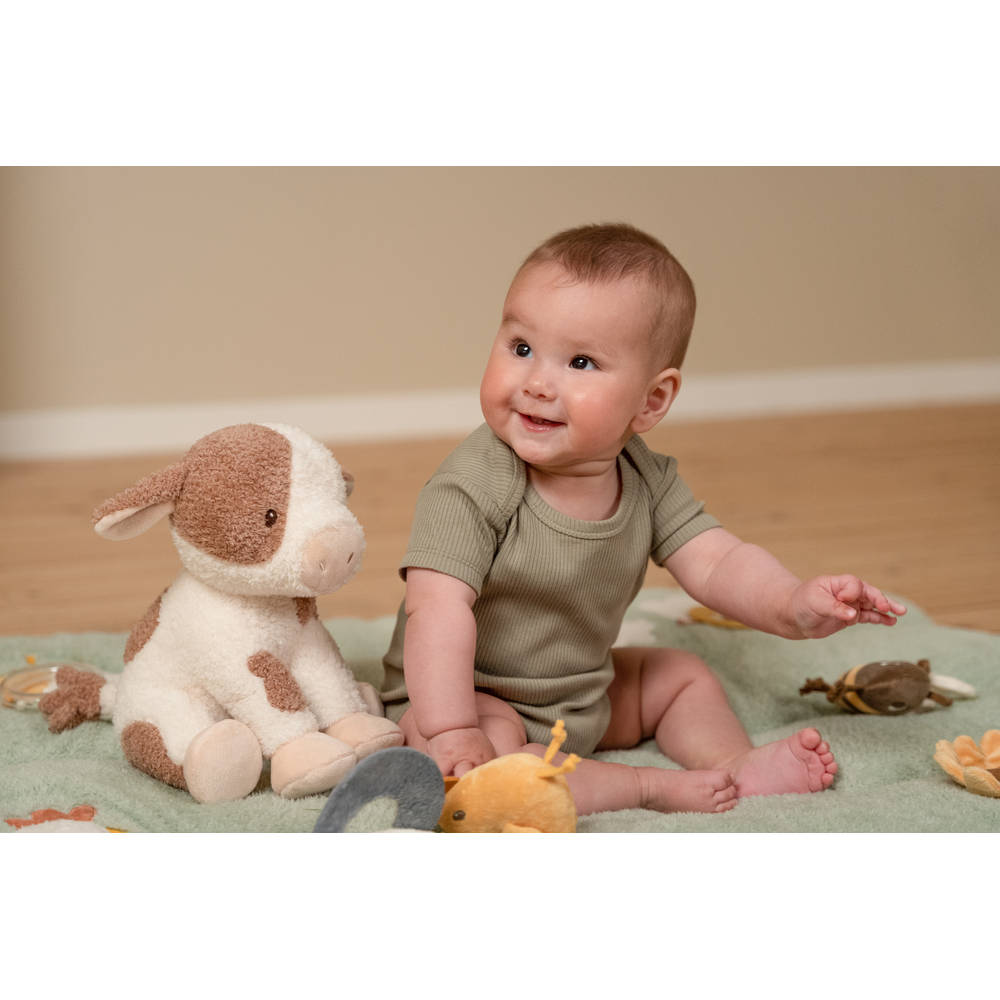 Little Dutch Little Farm knuffel koe - 25 cm
