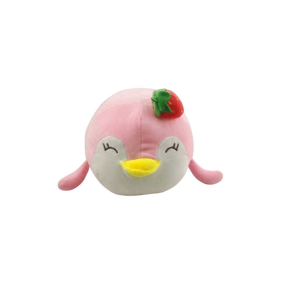 Doshi pinguïn knuffel - 30 cm - roze