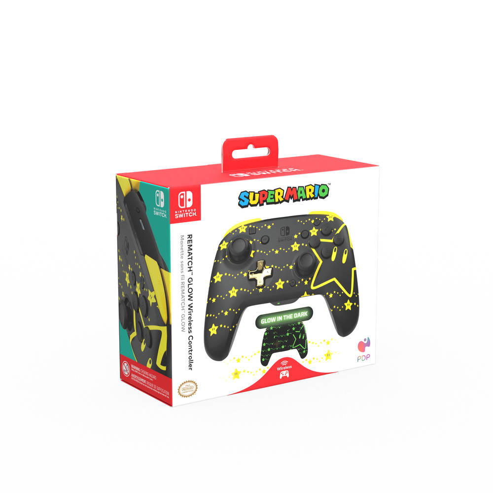 Nintendo Switch PDP Gaming Rematch Super Stars Glow in the Dark ...