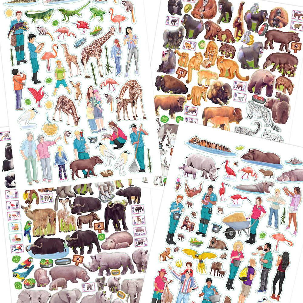 Create Your Zoo stickerboek