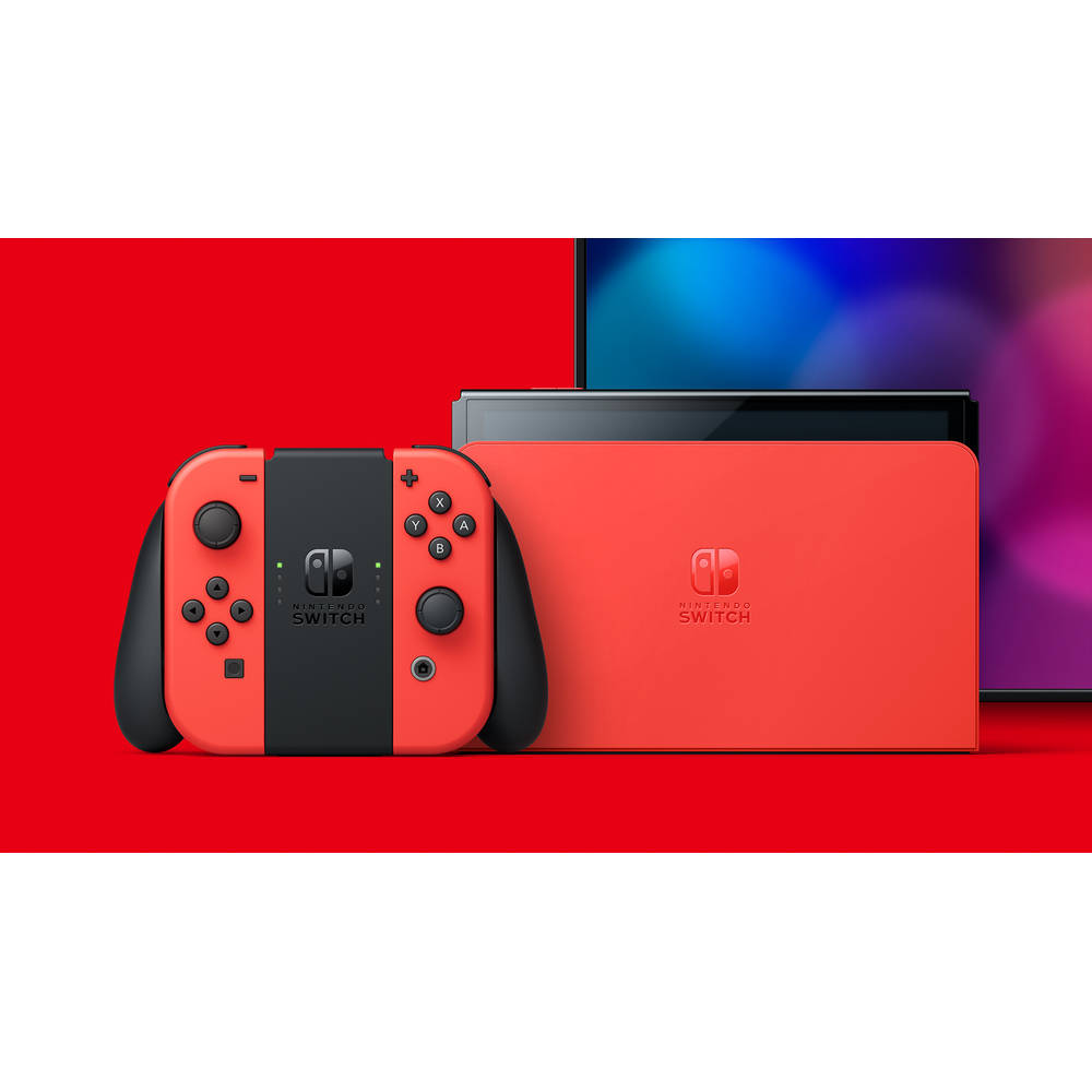 Nintendo Switch OLED Mario Edition - rood