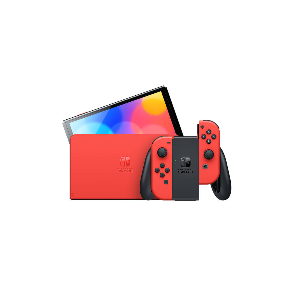 Nintendo Switch OLED Mario Edition - rood