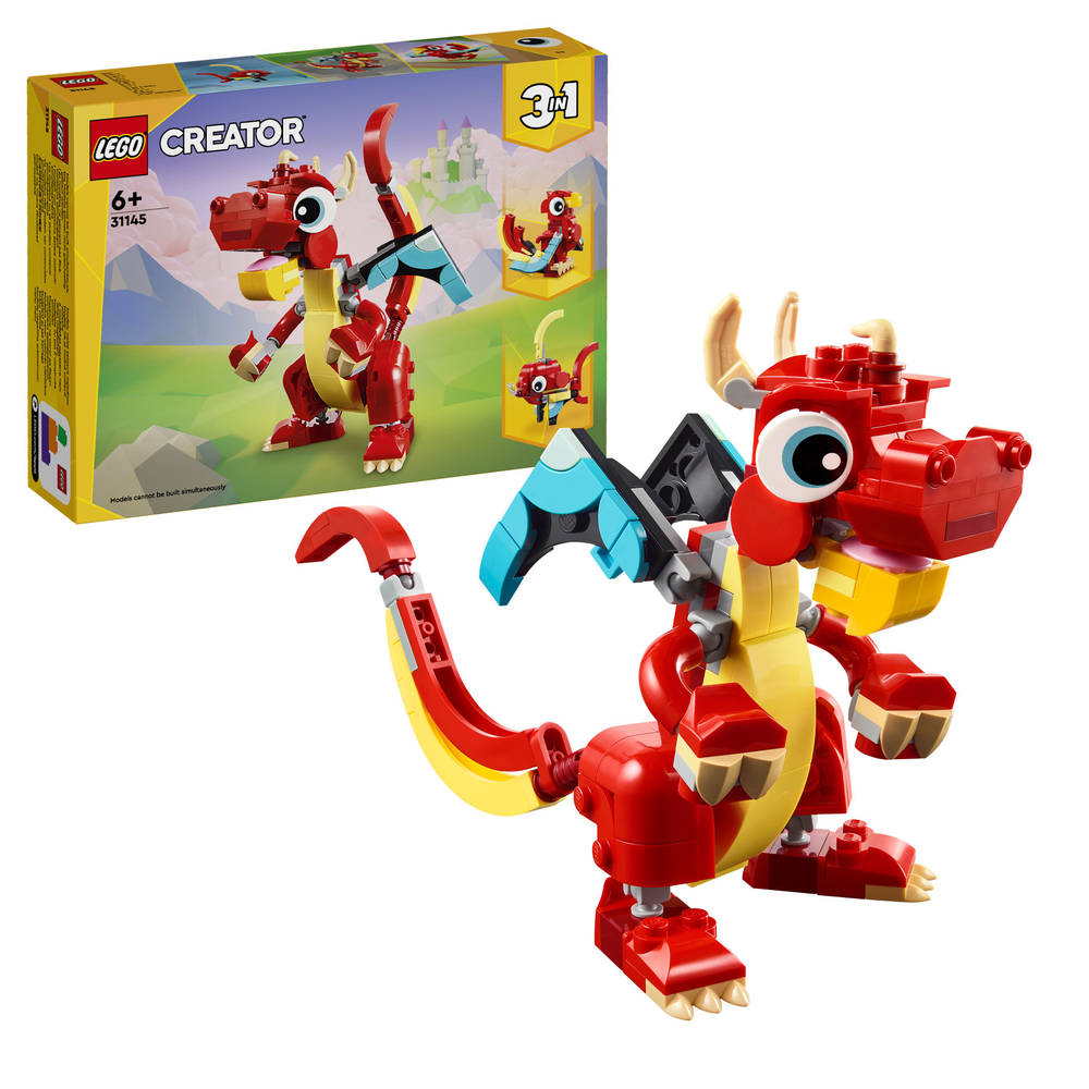LEGO Creator 3-in-1 rode draak 31145