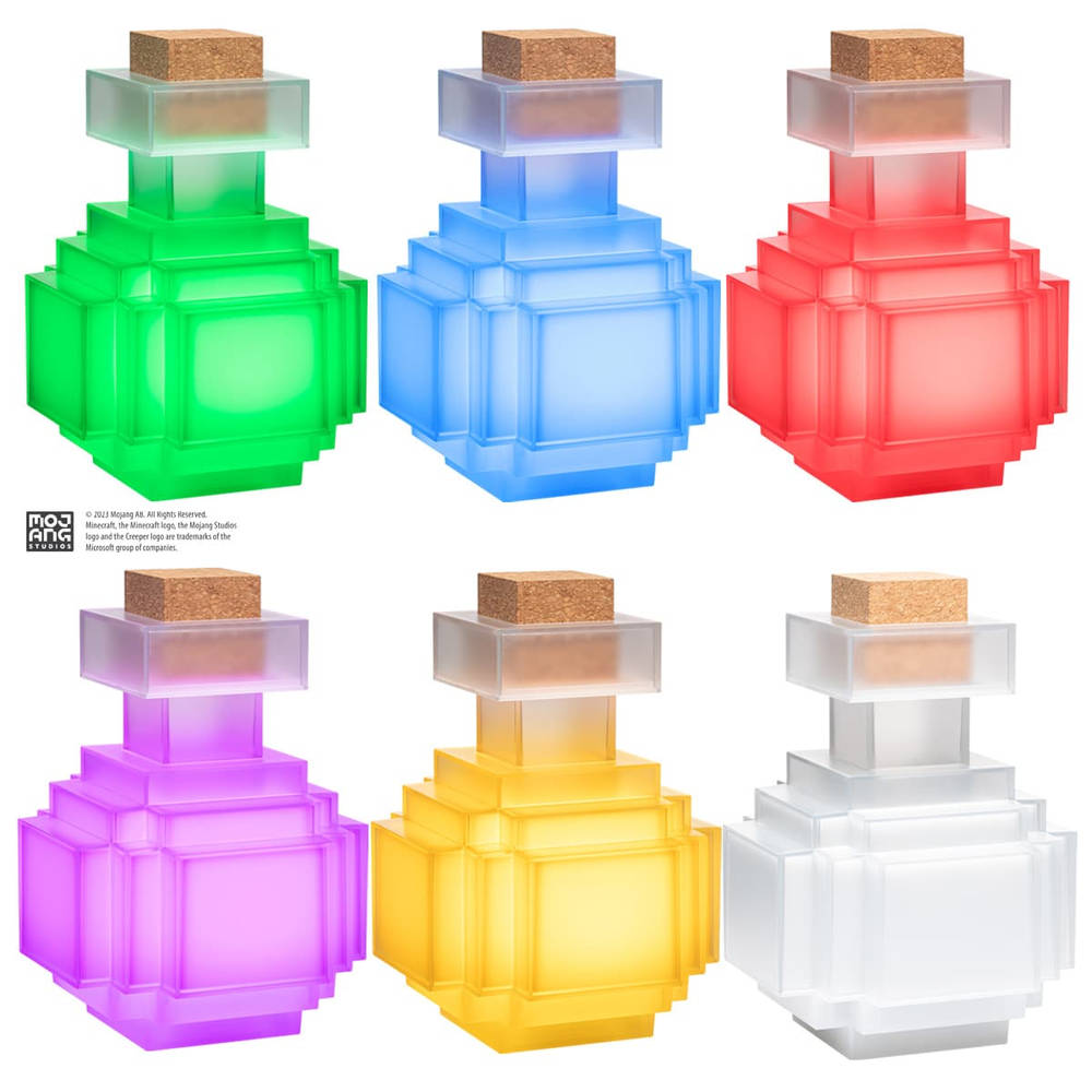 Minecraft Potion Bottle lamp