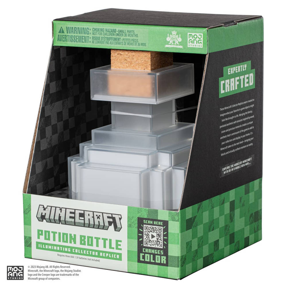 Minecraft Potion Bottle lamp