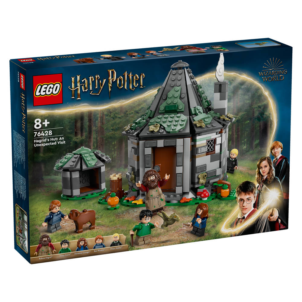 LEGO Harry Potter Hagrids huisje onverwacht bezoek 76428