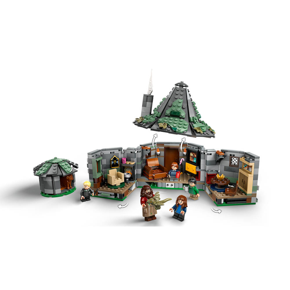 LEGO Harry Potter Hagrids huisje onverwacht bezoek 76428