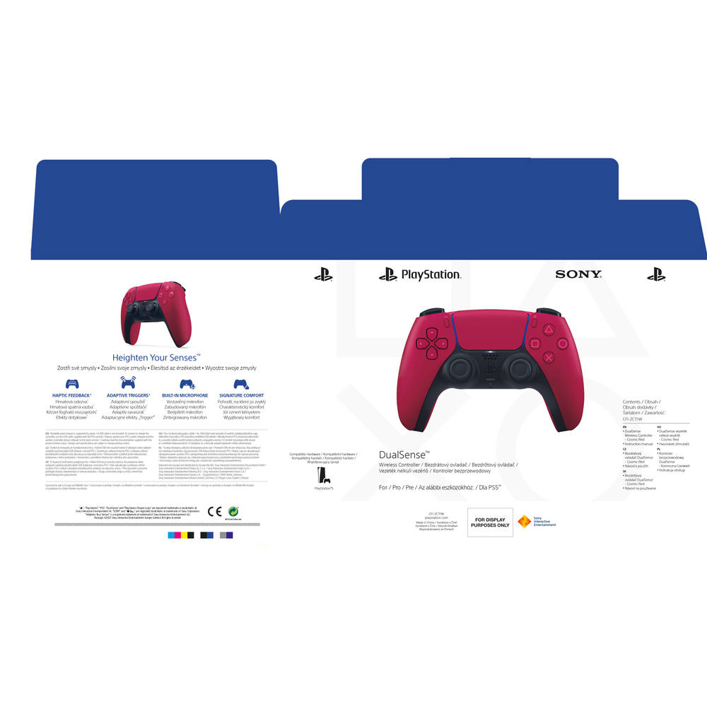 PS5 DualSense draadloze controller Cosmic Red V2