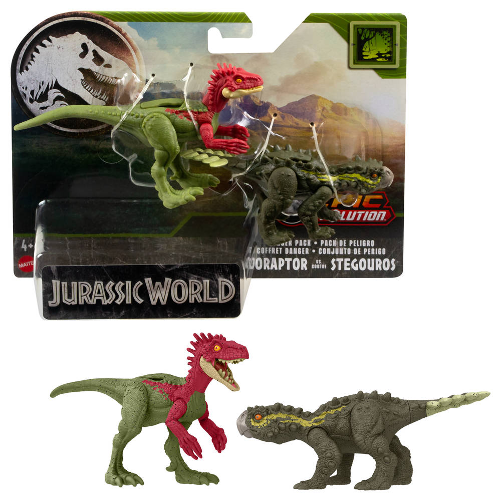 Jurassic World Epic Evolution Danger Pack dino speelfiguur