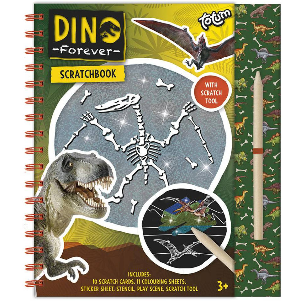 Dino Forever scratch boek