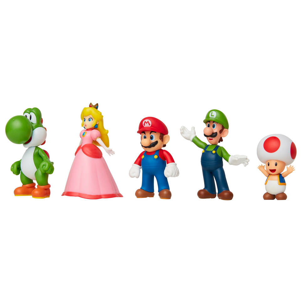 Super Mario Mario & Friends figurenset - 5 stuks