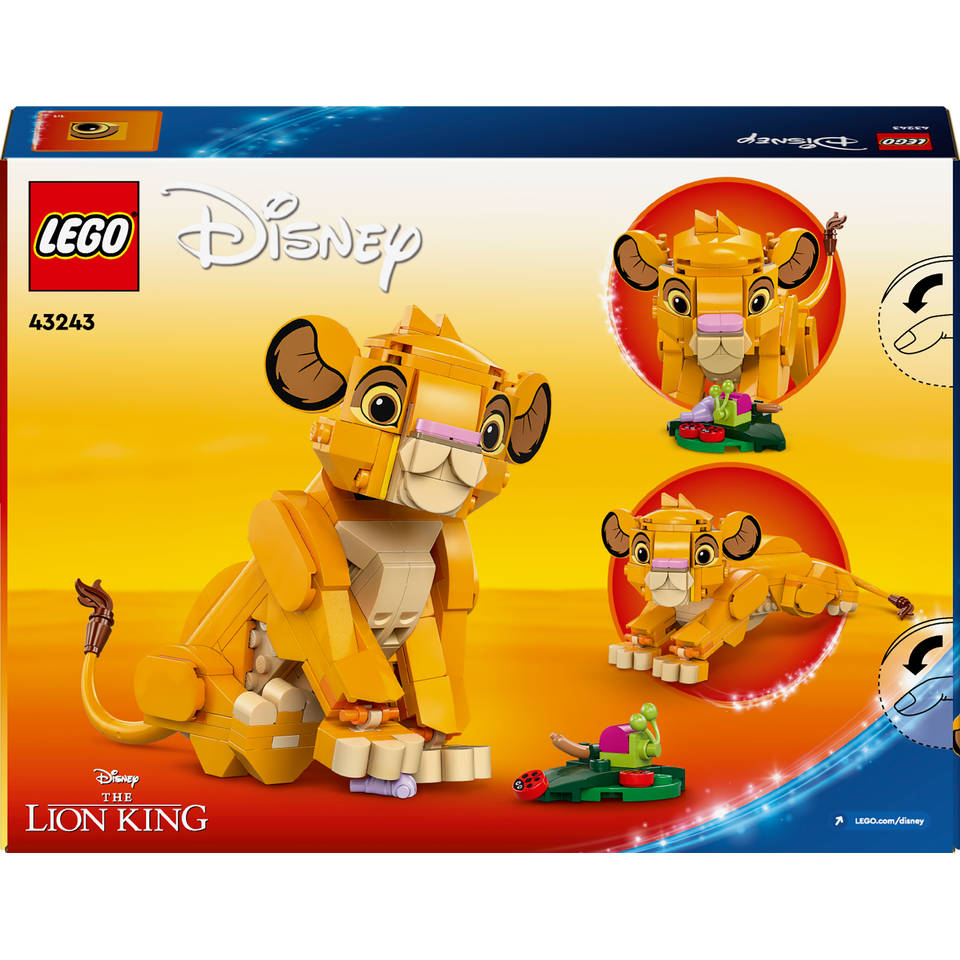 LEGO Disney Simba de Leeuwenkoning als welp 43243