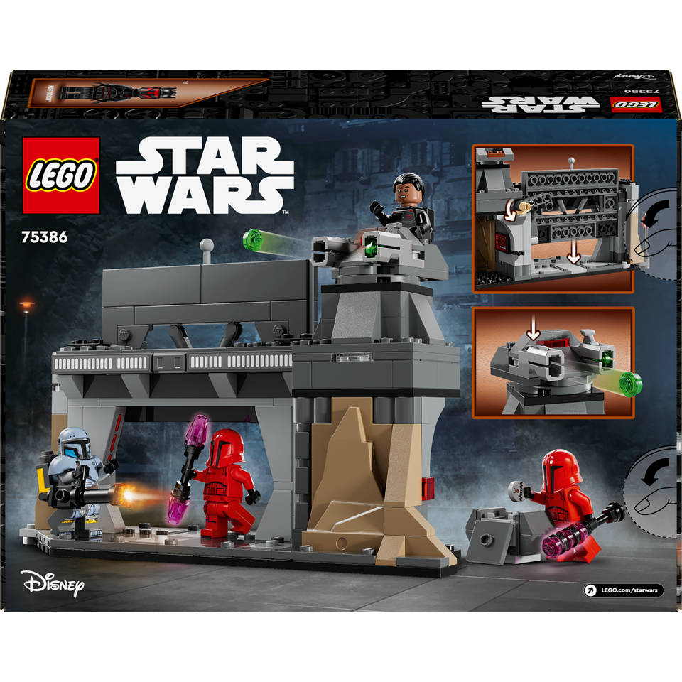 LEGO Star Wars Paz Vizsla en Moff Gideon duel 75386