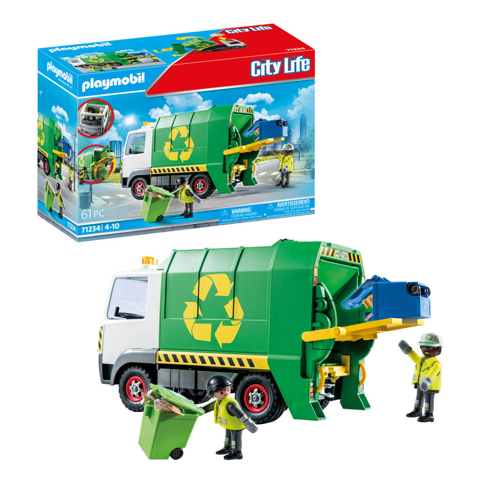 PLAYMOBIL City Life Recycling vrachtwagen 71234