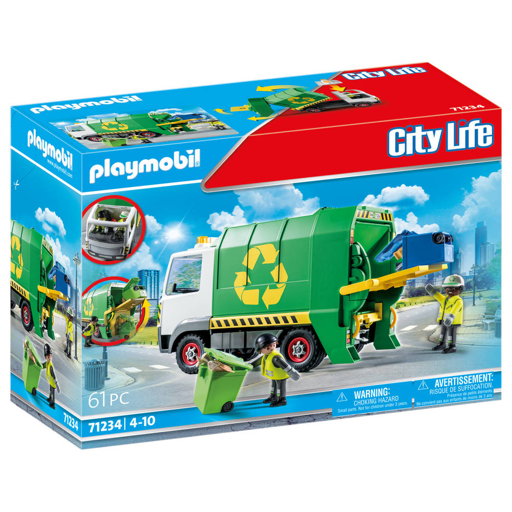 PLAYMOBIL City Life Recycling vrachtwagen 71234