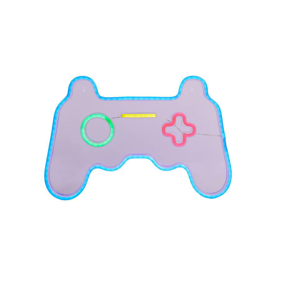 Neon LED gaming controller lamp