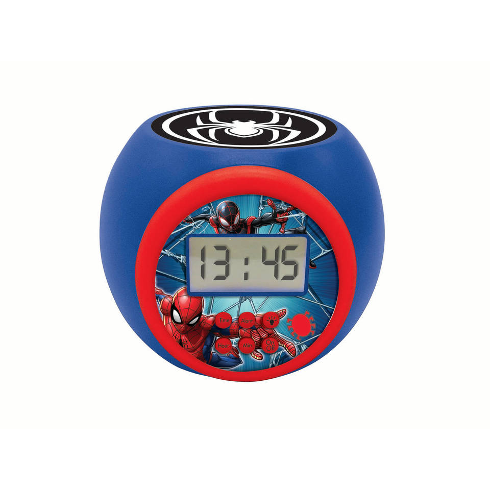 Spider-Man projector wekker met LCD-scherm