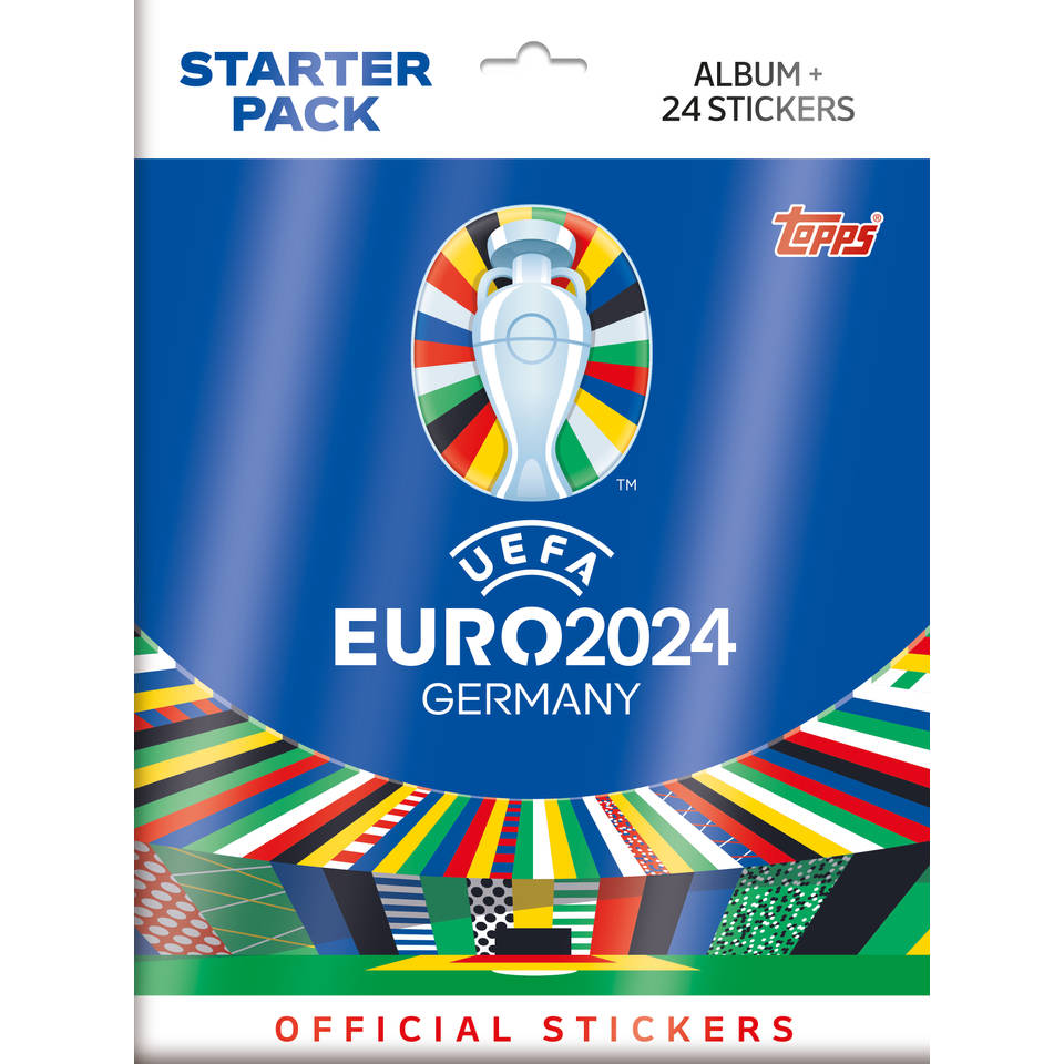Topps Euro 24 stickers album starterpack