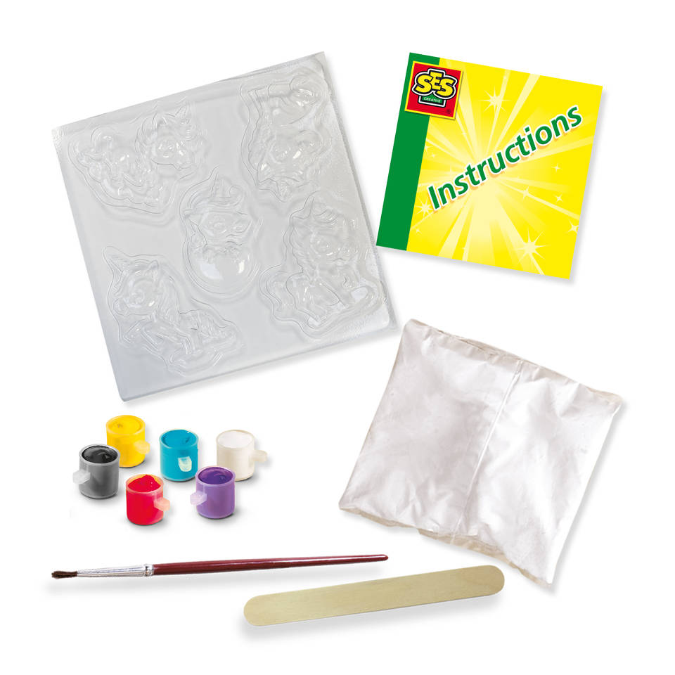 SES Creative gieten en schilderen baby unicorns